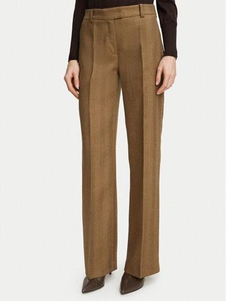 Luisa Spagnoli Stoffhose Optare 543566 Hellbraun Regular Fit