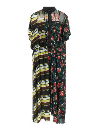 sacai Robe Au Genou - Multicolore