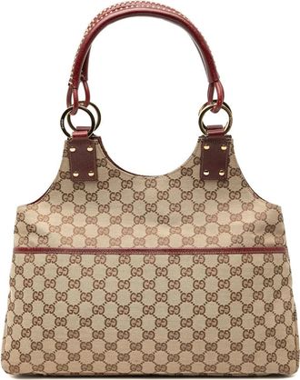 Gucci Hobo Bags - GG Canvas Shoulder Bag - Gr. unisize - in Braun - f&uuml;r Damen
