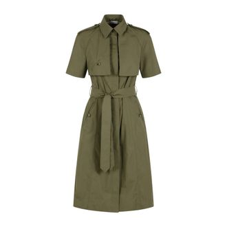 Burberry Shirt Kleider - - Dresses - Damen - Gr&uuml;n - 2XS