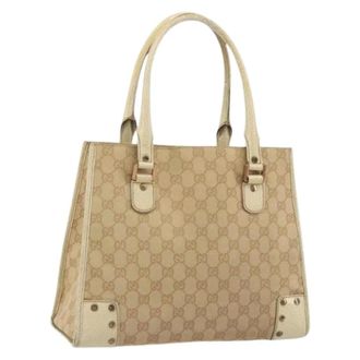 Gucci Sac cabas GG Canvas Pre-owned - Femme - Pre-owned - Beige - Taille: ONE Size