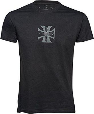 West Coast Choppers T-shirt OG Classic pour homme, couleur : noir uni, taille : XL, Noir, XL
