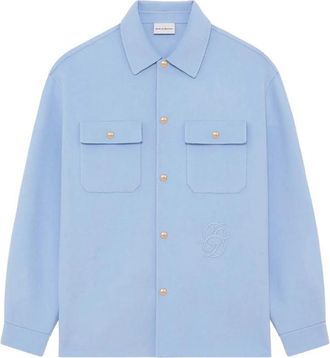 Dr&ocirc;le de Monsieur Button Chest-pocket Shirt Jacket