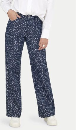 Only Stoffhose Evita 15362397 Dunkelblau Wide Leg