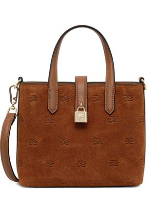 Karl Lagerfeld Handtasche mit Schloss - Braun