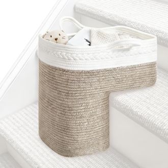 Generico Korb f&uuml;r Treppen, Organizer f&uuml;r Kleidung und Gegenst&auml;nde, Organizer f&uuml;r Stufen, f&uuml;r Kleidung, B&uuml;cher, Schlafzimmer, Wohnzimmer, Wohnung