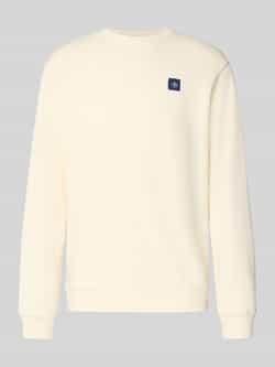 Scotch & Soda Sweatshirt mit Label-Badge und Rundhalsausschnitt