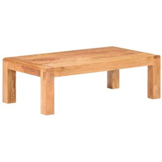 vidaXL Vidaxl - Table basse 110x60x35 cm Bois dacacia massif et finition miel