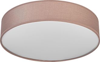 Osram ORBIS PARIS Deckenleuchte 480mm, braun, 3XE27-Sockel, kann mit smarter Lampe best&uuml;ckt werden, hochwertiges, modernes Design, mit Stoffschirm, geeignet