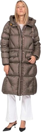 Parajumpers Femme, Manteaux, Vert, Taille: 40 FR Leonie Long Down Coat