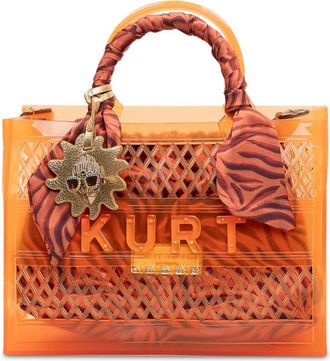 Kurt Geiger Femme, Sacs, Orange, Taille: ONE Size Jelly Small Tote Bag