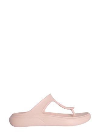 Stuart Weitzman T-Strap Slide Sandals - Pink