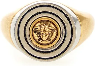 Versace Homme, Accessoires, Multicolore, Taille: 62 MM Bague Medusa