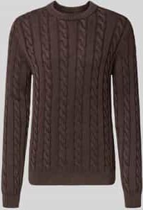 Mc Neal Strickpullover mit gerippten Abschlüssen