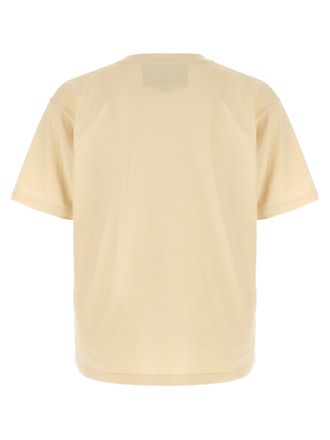 Valentino Garavani Logo-Print Cotton T-shirt - Cream