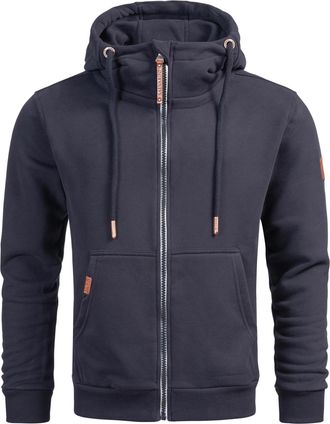 Alessandro Salvarini Herren Sweatjacke AS292 mit Kapuze & Rei&szlig;verschluss
