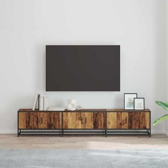 vidaXL Vidaxl - Meuble tv Bois ancien 210 x 35 x 41 cm Bois ding&eacute;nierie