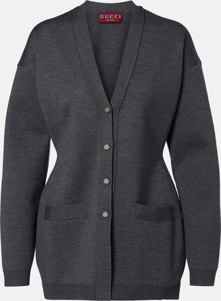 Gucci Cardigan Double G en laine mélangée