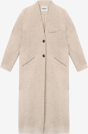 Isabel Marant Manteau Eris - Femme - Beige - Taille 34 - Marant &Eacute;toile