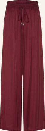 HUGO BOSS Marlenehose Tanella Aus Satin rot