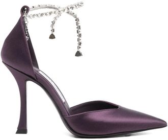 Jimmy Choo London Hohe Schuhe - With Heel Bordeaux - Gr. 37,5 (EU) - in Rot - f&uuml;r Damen