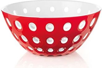 Guzzini Le Murrine, Schale, Schüssel - Rot/Weiß/Transparent, Ø25 x h11 cm | 2700 cc - 279425147