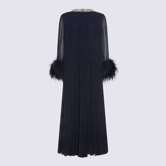 Self Portrait Womens Dresses Navy _pes