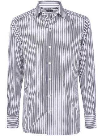 Tom Ford Camicia Slim Fit Alternate Stripe