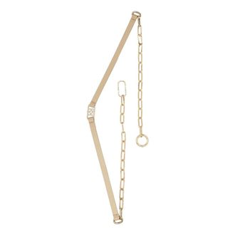 Kazar Dekorativer G&uuml;rtel mit Kristallen und Kette - - Accessories - Damen - Beige - 80 CM