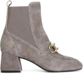 Caf&egrave;noir Bottine En Daim Avec &Eacute;lastique Et Accessoire, Pour Femme, Couleur Gris, Taille 39