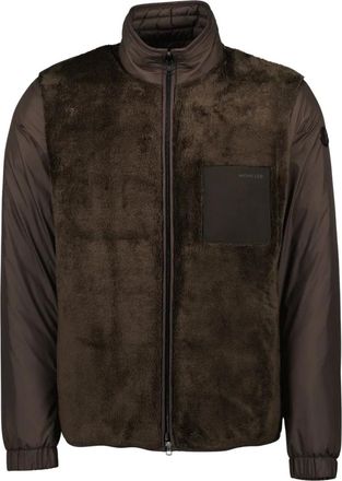 Moncler Homme, Vestes, Brun, Taille: M Livra Reversible Down Jacket
