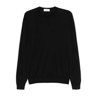 Lardini Rundhals-Strickware - - Knitwear - Herren - Schwarzk - M