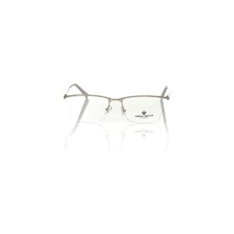 Frankie Morello Clubmaster Metallgestell Brille Wei&szlig;es Logo - - Accessories - Herren - Grau - ONE SIZE