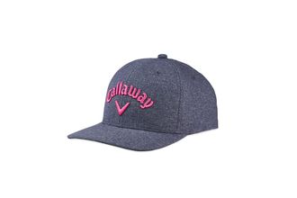 Callaway Unisex-Erwachsene Golf Performance Pro Tour Cap Collection Kopfbedeckung M&uuml;tze, Black Heather/Pink, Einheitsgr&ouml;&szlig;e