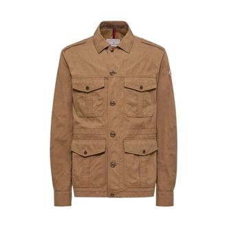 Moncler Homme, Vestes, Brun, Taille: 2XL Amnicon Field Jacket