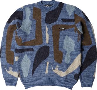 by Parra pull en maille - Bleu