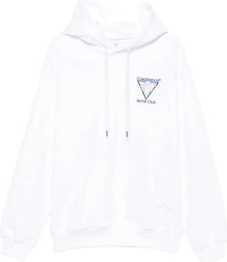 Casablanca Tennis Club Icon Hoodie - - Sweatshirts & Hoodies - Herren - Wei&szlig; - S