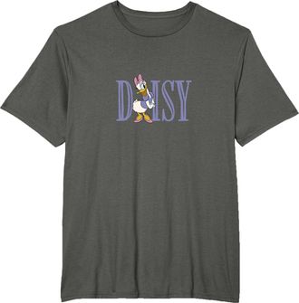 Disney Mickey and Friends Daisy Duck Lettering Classic T-Shirt