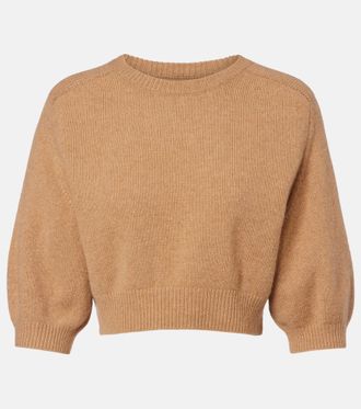 Khaite Cropped-Pullover Lorelai aus Wolle und Kaschmir