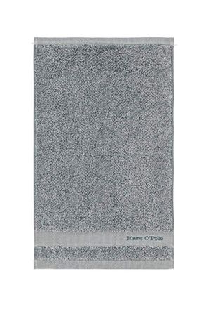 Marc O'Polo G&auml;stetuch Melange, Dunkelgr&uuml;n, Textil, Uni, 30x50 cm, Oeko-Tex Standard 100, Aufh&auml;ngeschlaufe, angenehm weich, Bord&uuml;re, schadstoffgepr&uuml;ft, Badtextilie