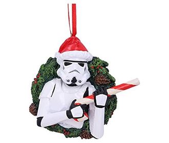 Nemesis Now D&eacute;coration de No&euml;l Stormtrooper : Couronne de No&euml;l