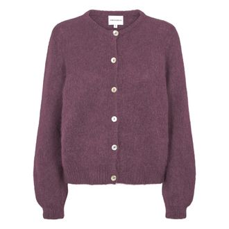 Americandreams Americandreams, Femme, Pulls, Violet, Taille: 44 FR Susan Alpaca Cardigan