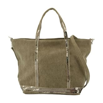 Vanessa Bruno Shopper & Totes - S Shopper Bag - Linen - Khaki - Gr. unisize - in Gr&uuml;n - f&uuml;r Damen