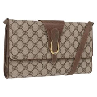Gucci Sac bandouli&egrave;re vintage GG Canvas Pre-owned - Femme - Pre-owned - Beige - Taille: ONE Size