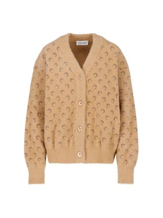 Marine Serre Cardigan Fluffy Moon