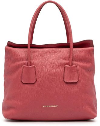 Burberry Shopper - Grained Leather Baynard Tote - Gr. unisize - in Rot - f&uuml;r Damen