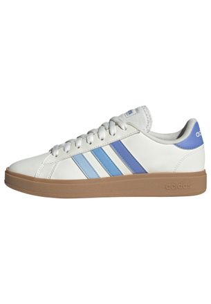 adidas Damen Grand TD Lifestyle Court Casual Shoes Schuhe, core White/Clear sky/GUM10, 44 EU