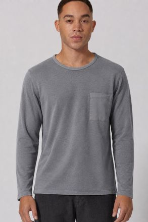 Hempage Hempage Herren vegan Langarmshirt Shale Grau