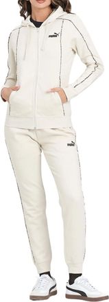 Puma Puma Damen Trainingsanzug mit Kapuze Essential Animal Beige Code 692203-87, beige, XL