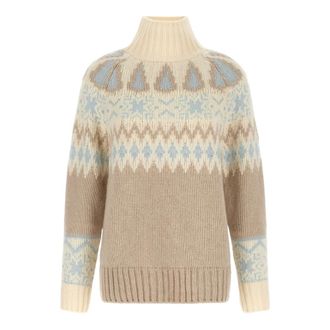 Herno Pull &agrave; col roul&eacute; - Femme - Pulls - Beige - Taille: 40 FR